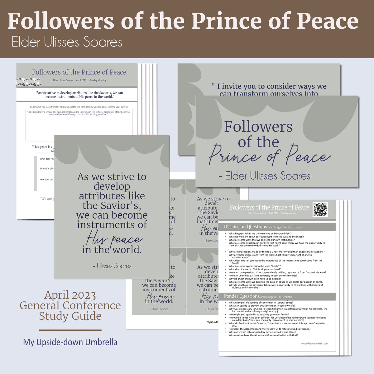 Followers Of The Prince Of Peace Ulisses Soares April 2023 General My Upside Down Umbrella