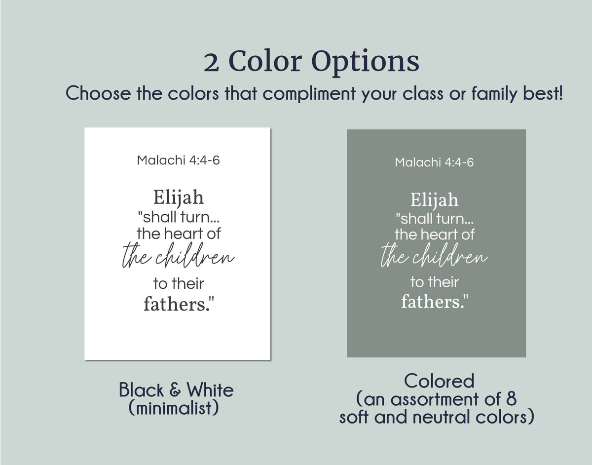 Doctrinal Mastery POSTERS | Old Testament | LDS Seminary Scripture Pos ...