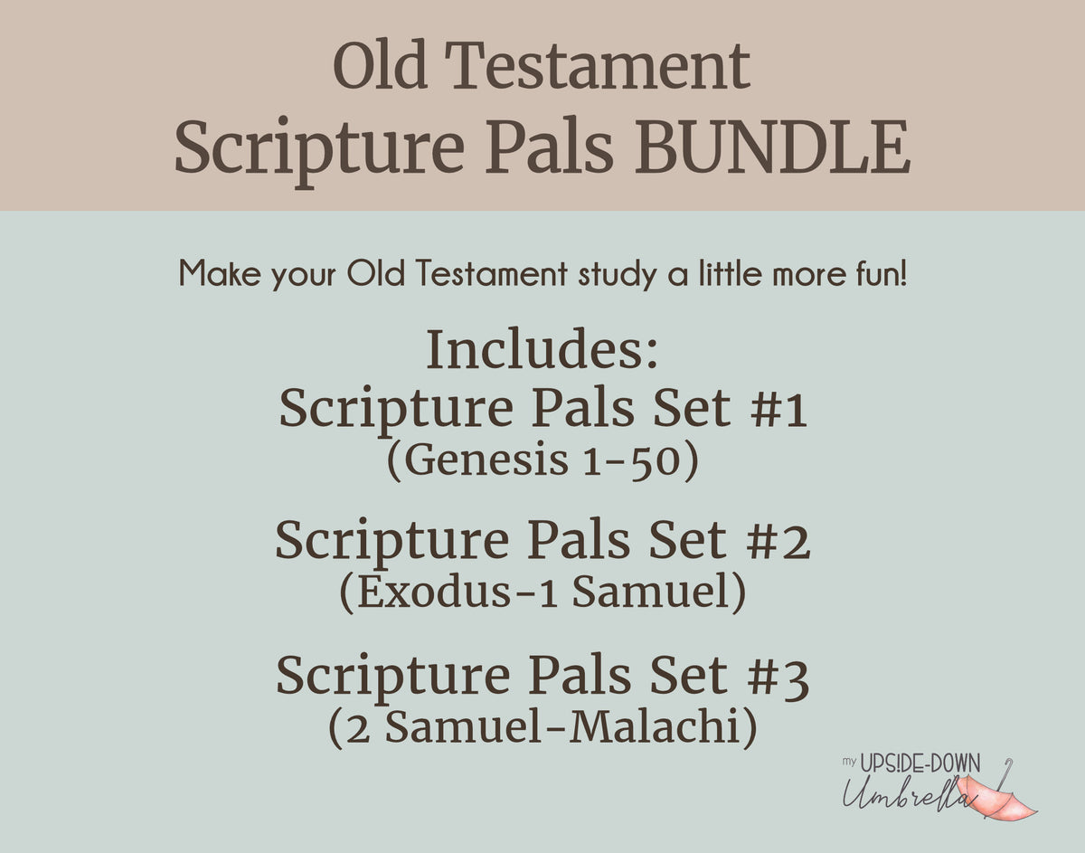 Bible Story Cutouts | Old Testament Scripture Pals | FULL Old Testamen ...