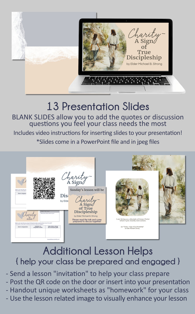 Elder Michael B. Strong - Charity: a Sign of True Discipleship- April ...