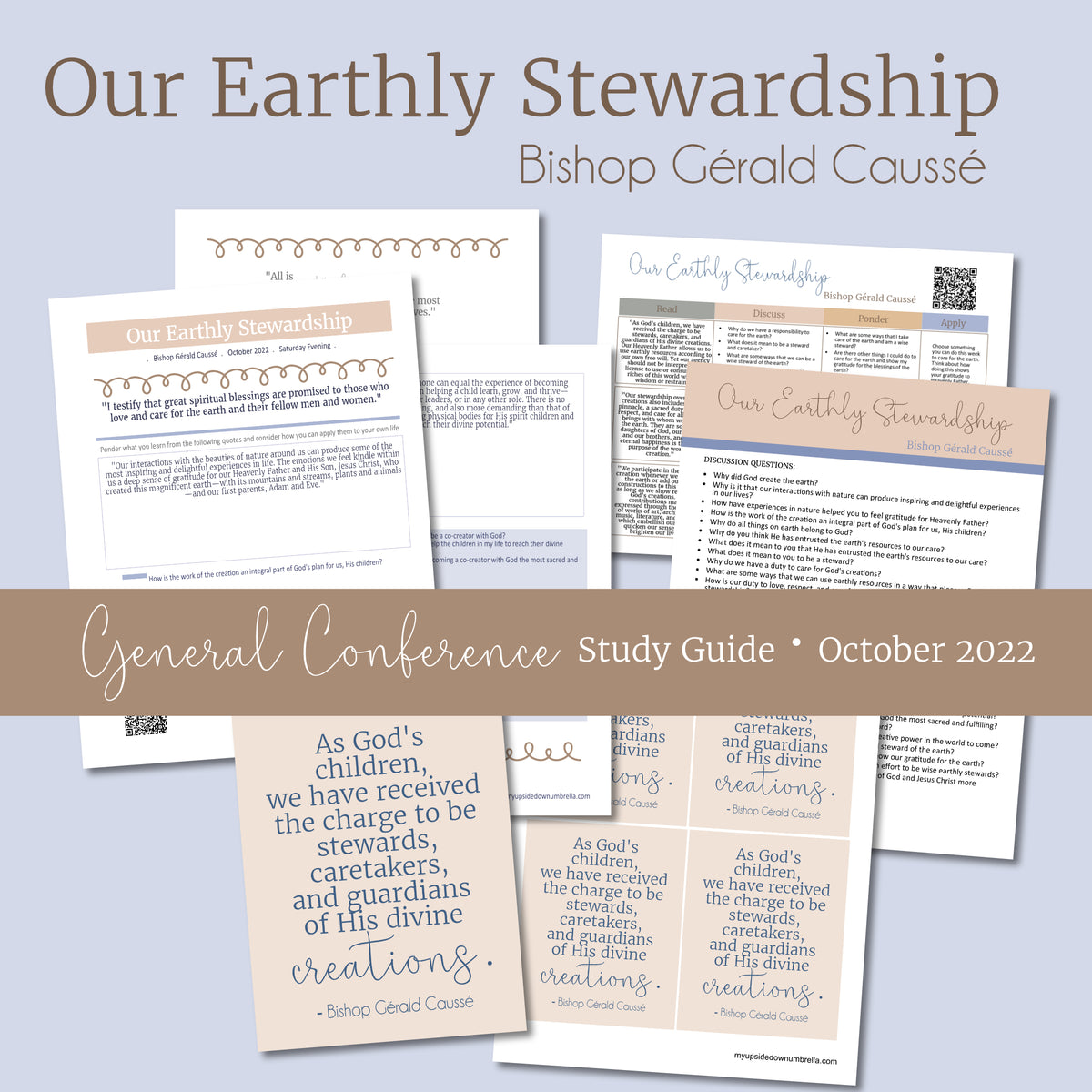 "Our Earthly Stewardship" by Gérald Caussé - October 2022 General Conf ...